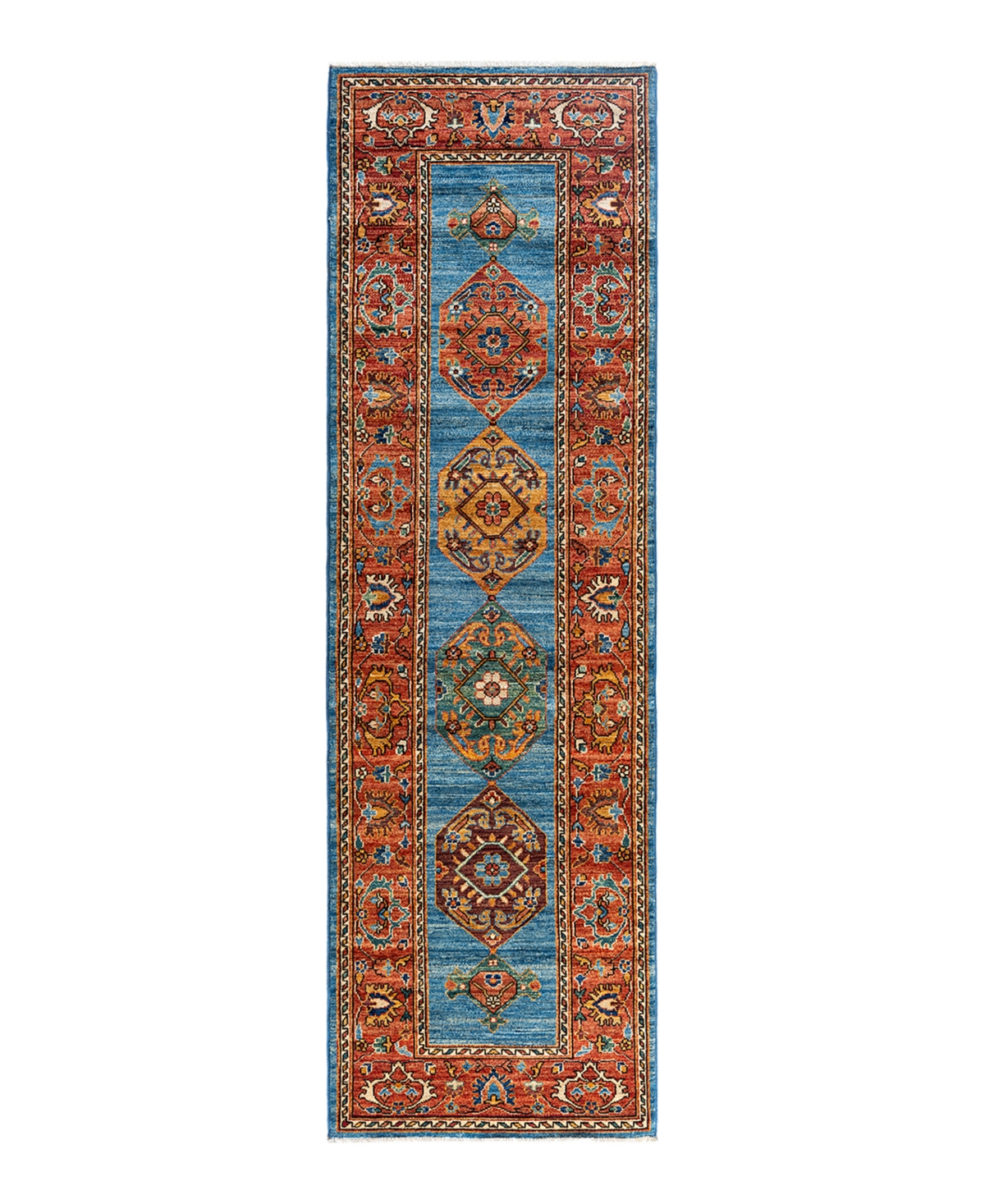 Click here for Adorn Hand Woven Rugs Serapi M1993 27x87 Runner Ar... prices