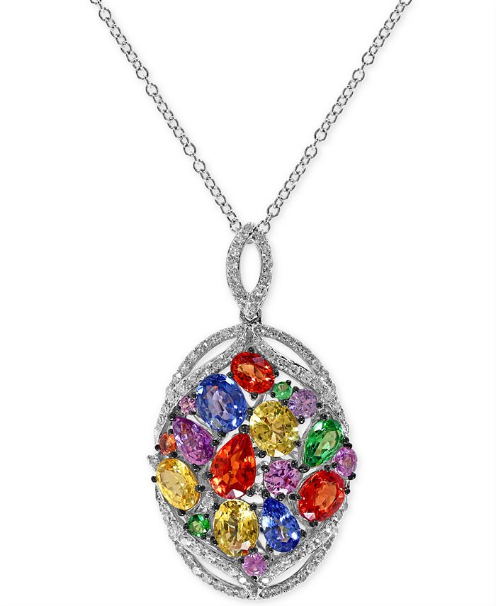 EFFY Collection EFFY Multi-Stone (4 ct. t.w.) and Diamond (1/3 ct. t.w ...