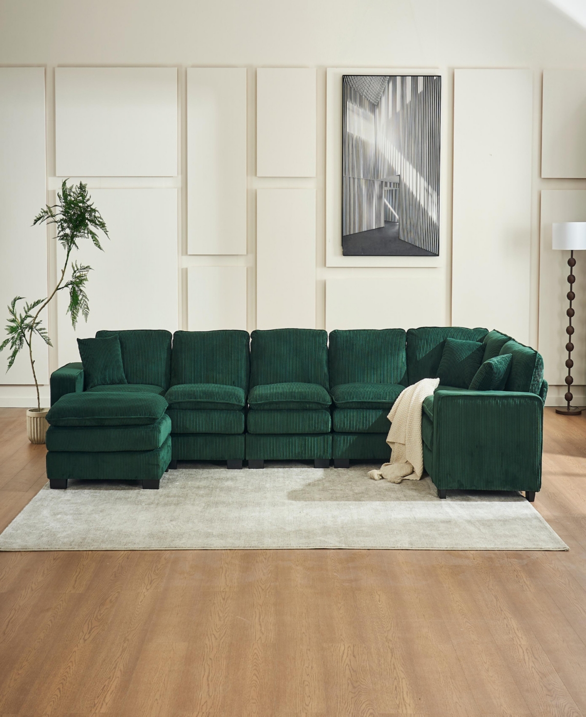 Click here for Streamdale U-Shaped Sectional Sofa (6-Seat) with O... prices