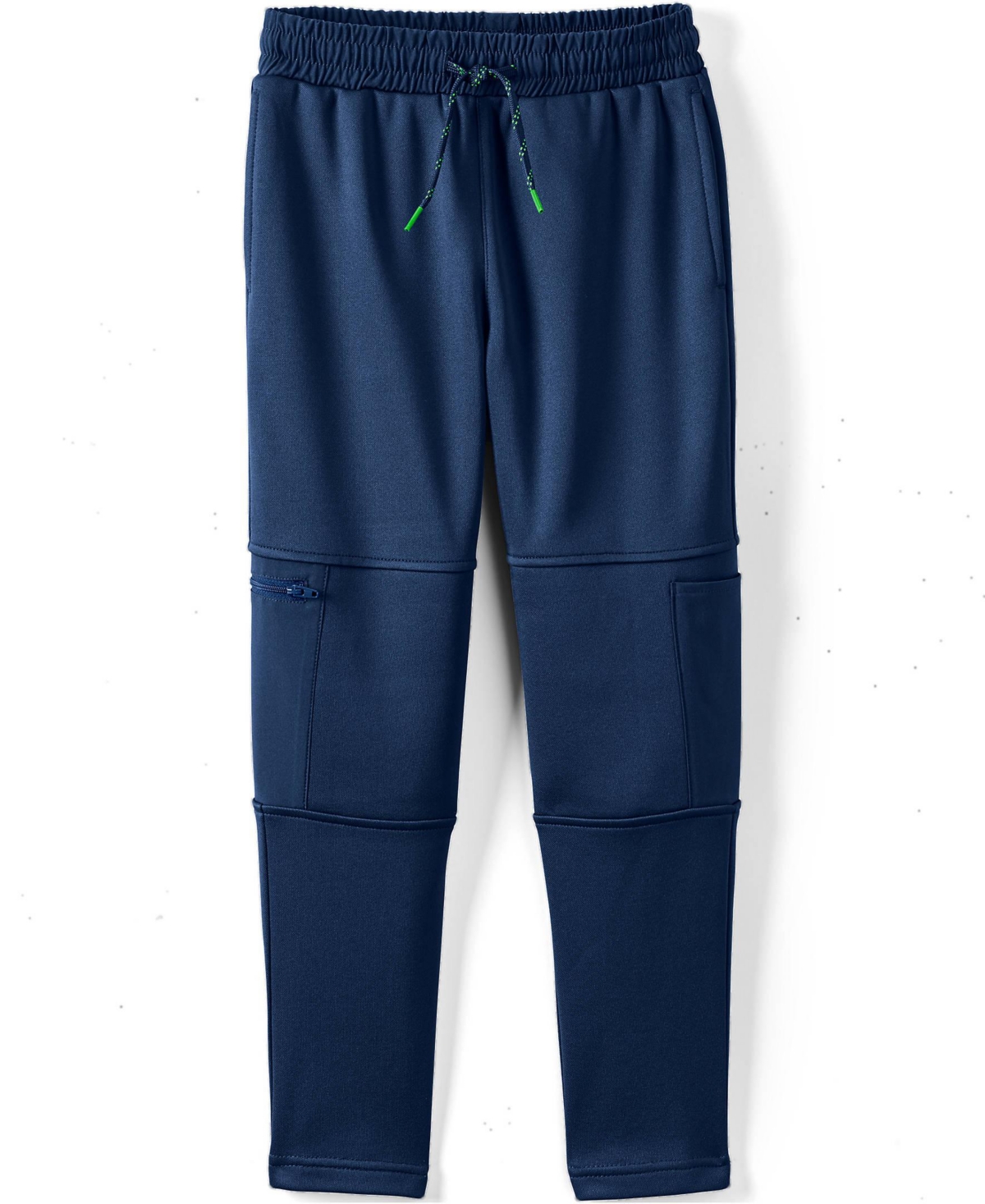 Click here for Lands End Boys Basic Iron Knee Fleece Jogger - Dee... prices