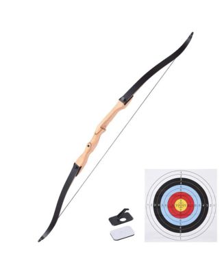 Yescom 68" Recurve Bow Right Hand Draw Weight 30lbs Traditional Archery ...