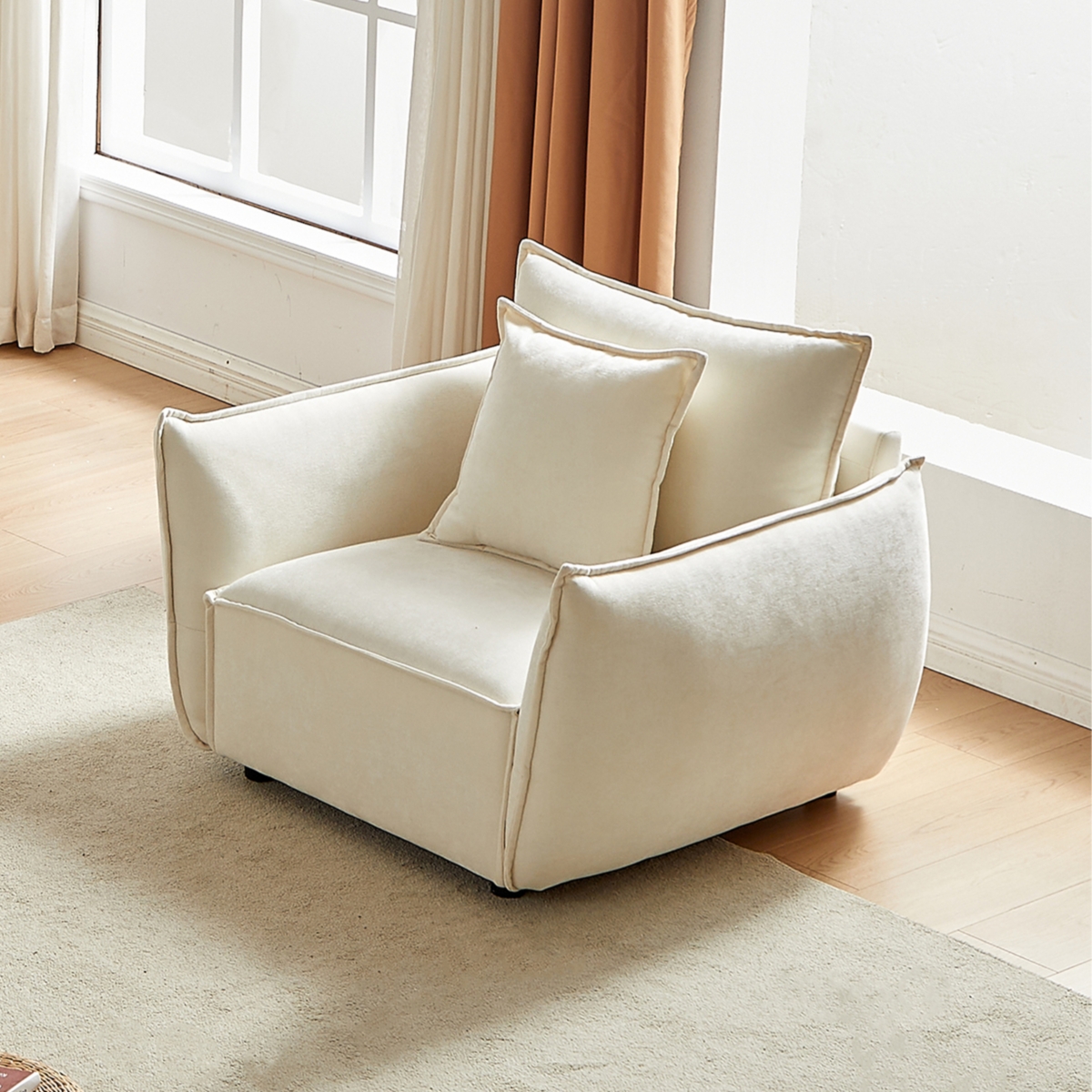 Click here for Streamdale Minimalist 44" Sofa for Living Roo... prices