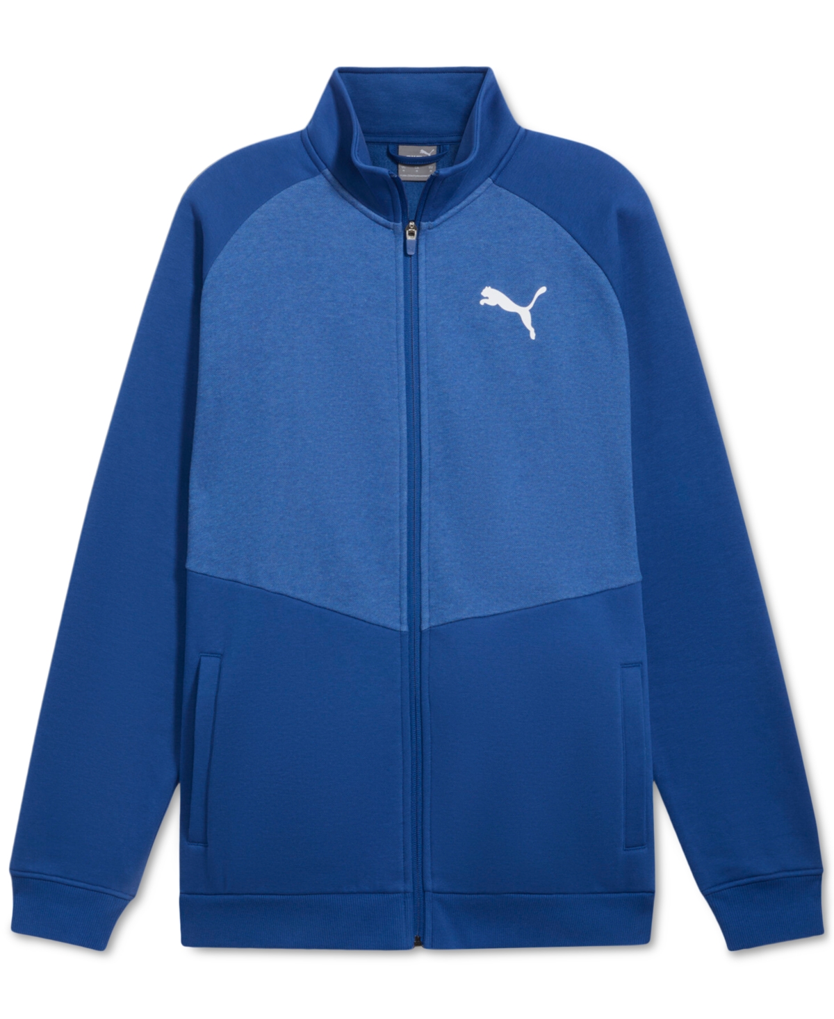 Click here for Puma Mens Contrast Fleece Logo Jacket - Clyde Roya... prices