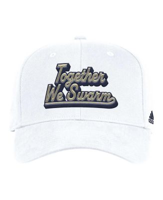 Adidas Men's White Georgia Tech Yellow Jackets Chant Flex Hat - Macy's