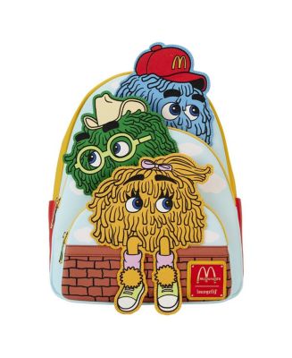 Loungefly McDonald's Vintage Fry Kids Triple Pocket Mini Backpack - Macy's