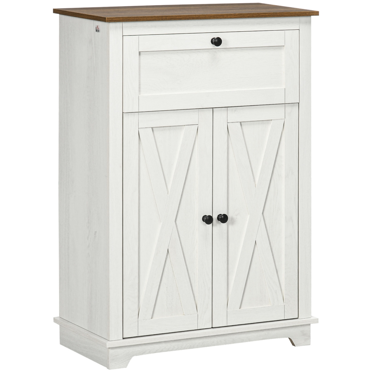 Click here for Simplie Fun Farmhouse Barn Door Accent Cabinet wit... prices