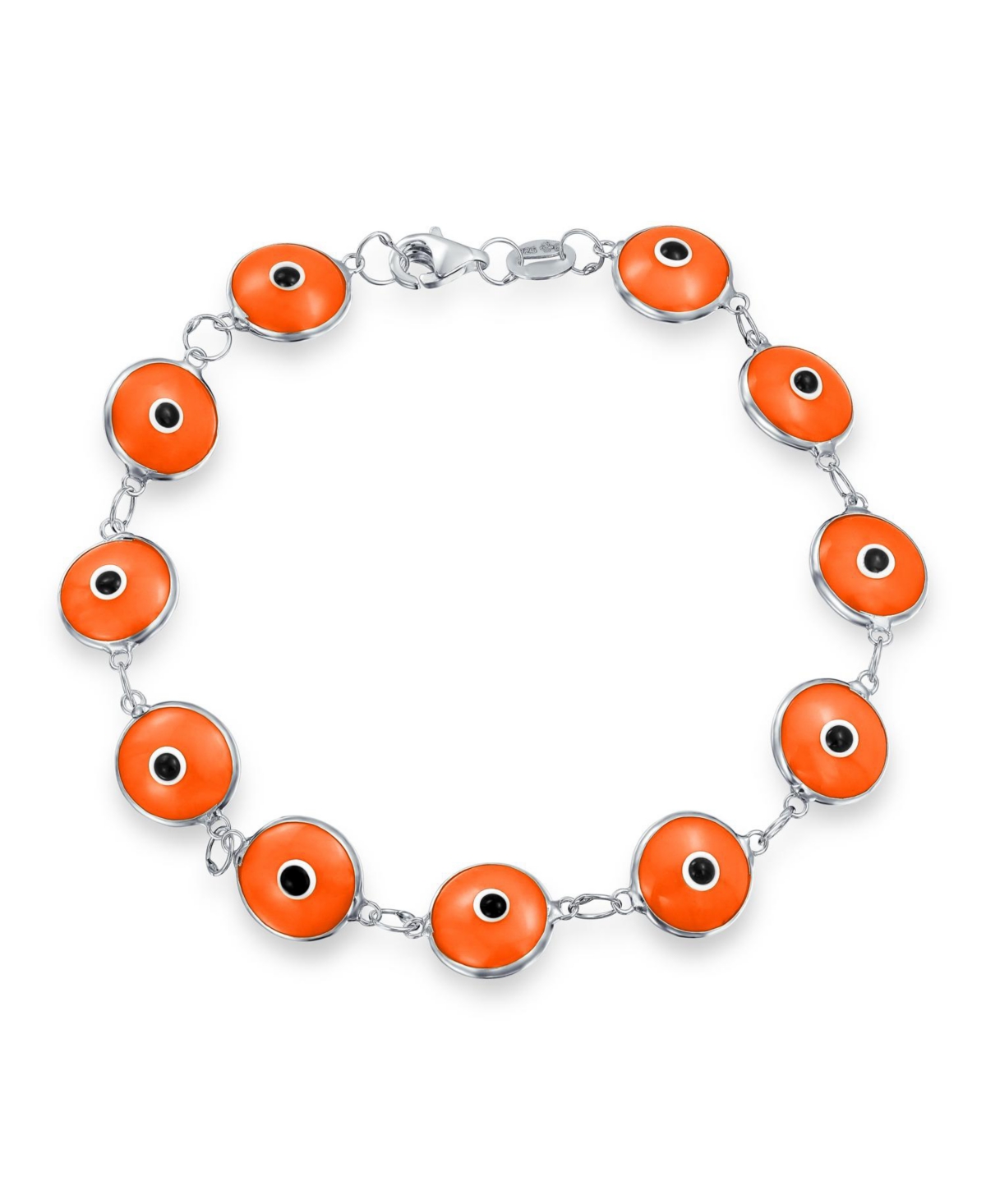 Click here for Bling Jewelry Multicolor Evil Eye Strand Bracelet... prices