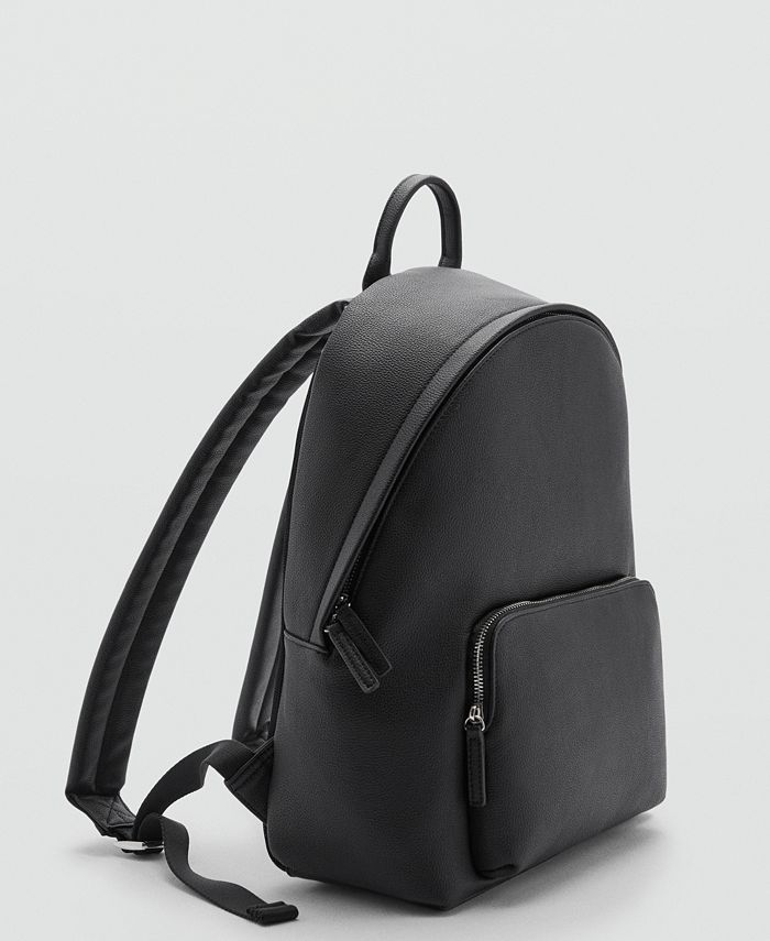 MANGO Men's Leather-Effect Backpack - Macy's