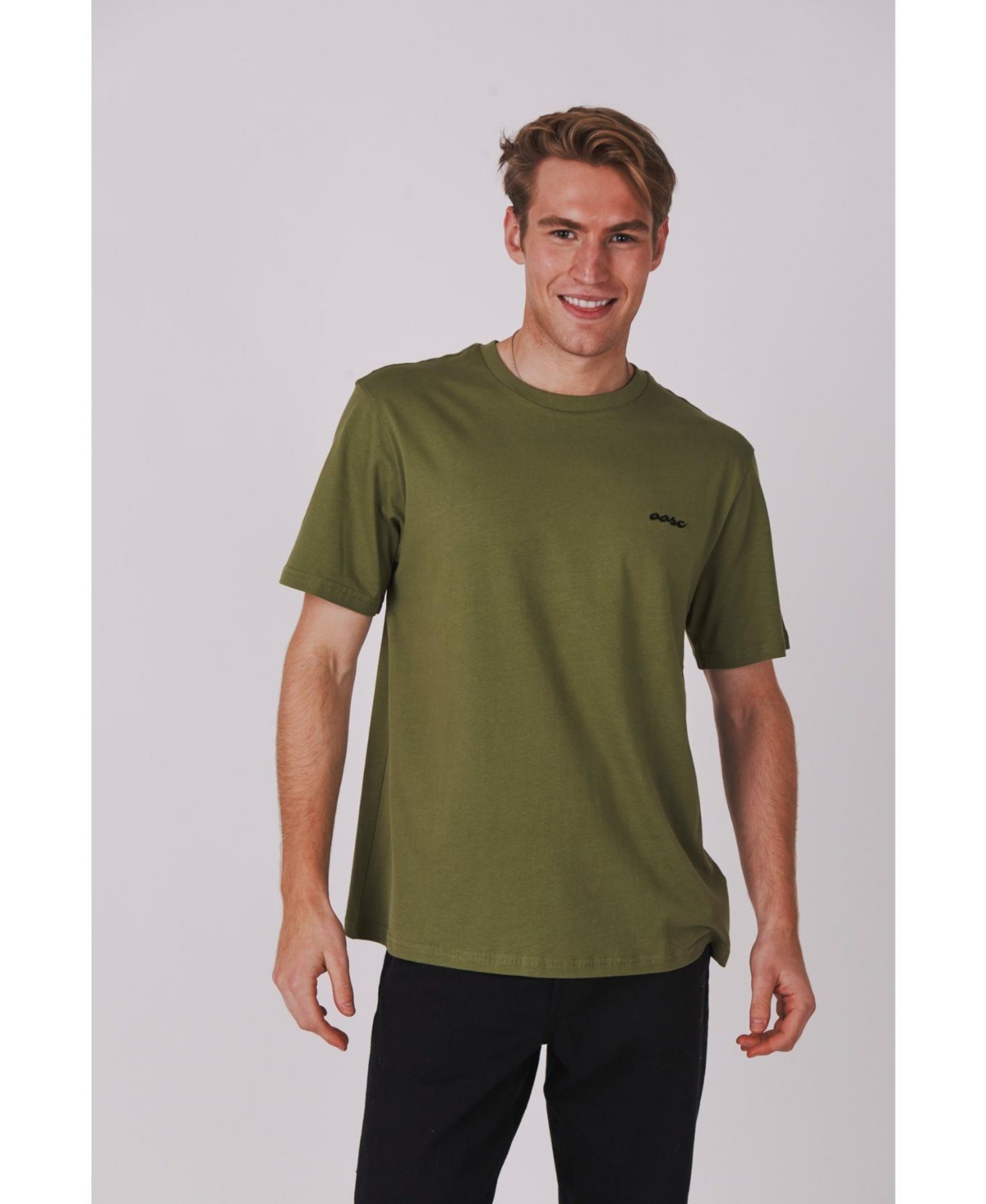 Click here for Oosc Mens Powder Club T-Shirt - Khaki prices