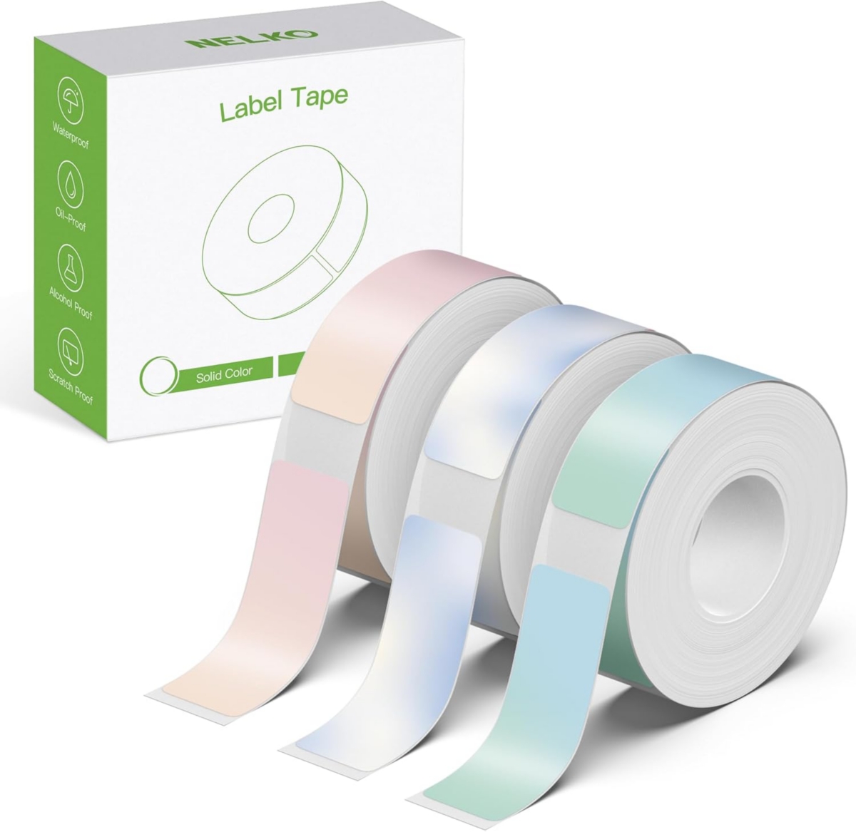 Click here for Nelko P21 Genuine Adhesive Green/Blue/Pink Paper 1... prices