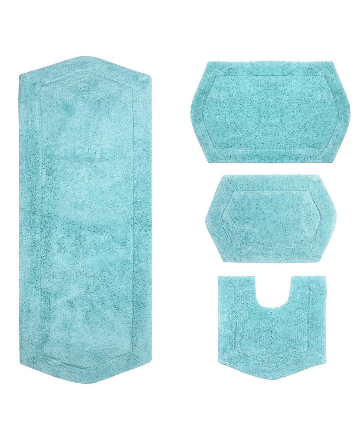 Click here for Home Weavers Waterford 4-Pc. Bath Rug Set - Turquo... prices