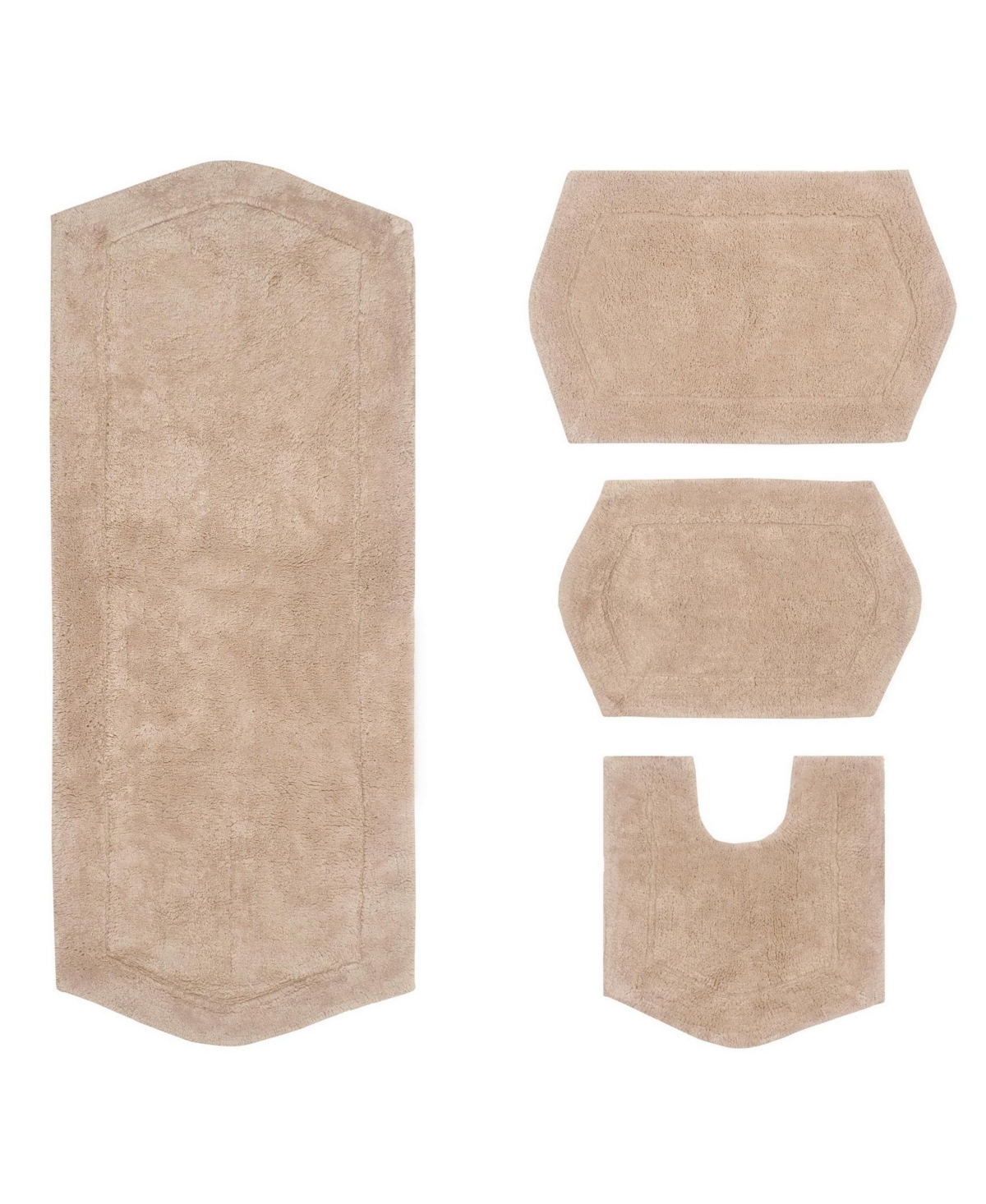 Click here for Home Weavers Waterford 4-Pc. Bath Rug Set - Linen prices