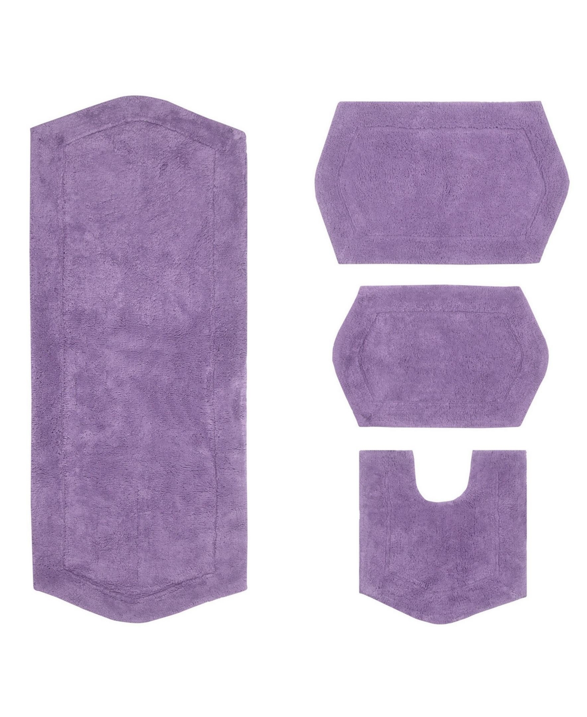 Click here for Home Weavers Waterford 4-Pc. Bath Rug Set - Lavend... prices