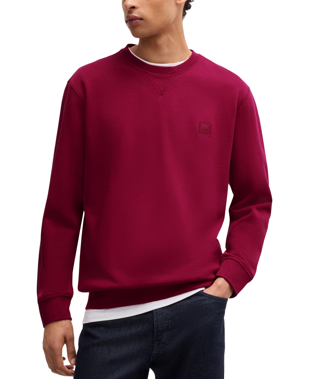 Click here for Boss by Hugo Boss Mens Cotton-Terry Regular-Fit Sw... prices
