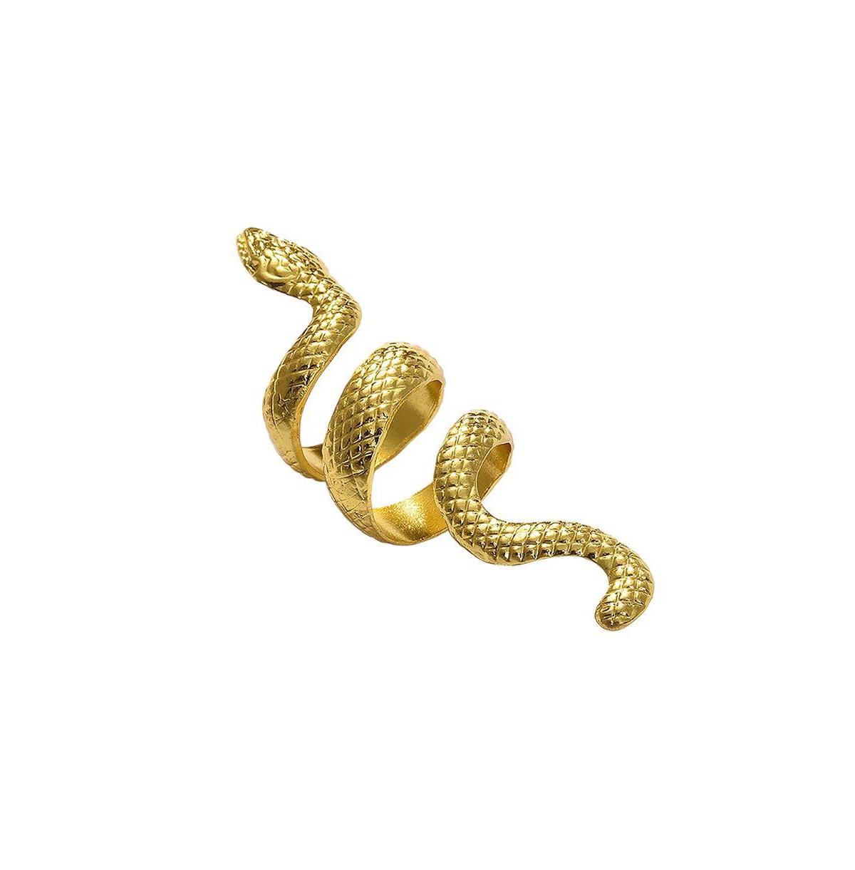Click here for Sohi Womens Snake Cocktail Ring - Gold prices