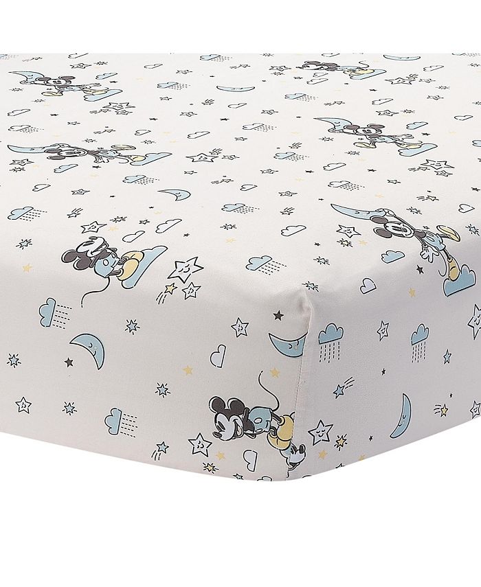 Lambs & Ivy Disney Baby Moonlight Mickey Mouse 3-Piece Nursery Crib ...