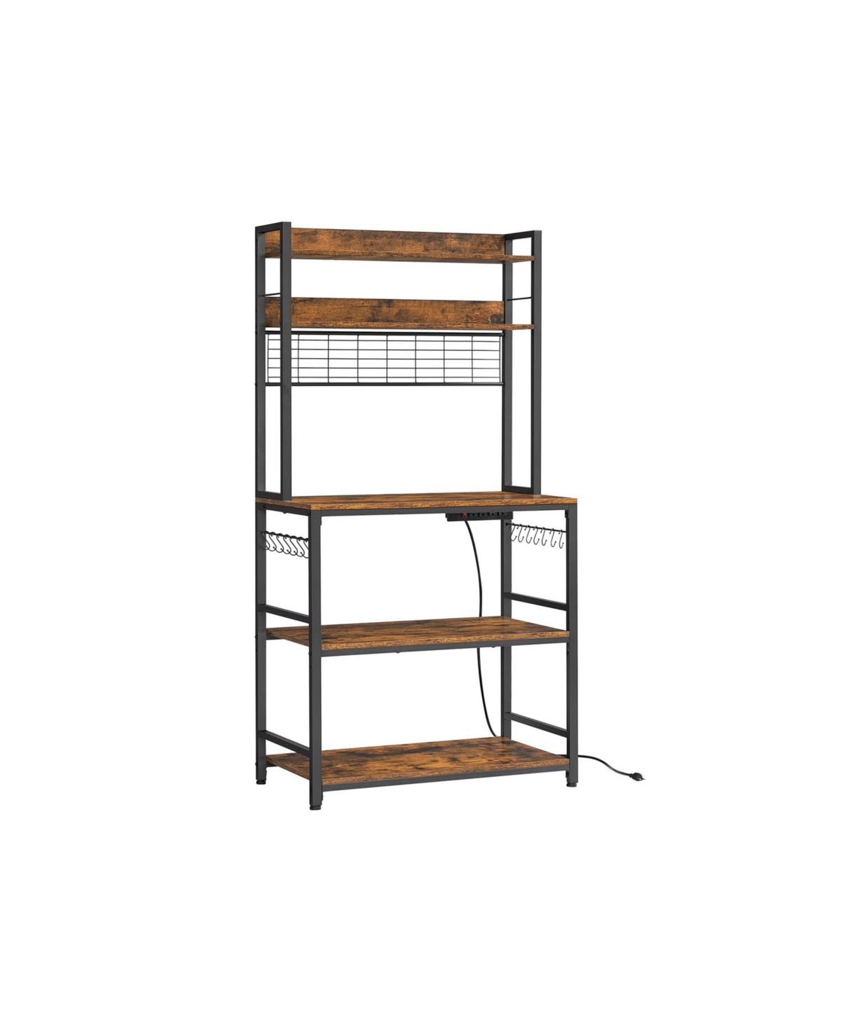 Click here for Slickblue Hutch Bakers Rack with Power Outlet - Mu... prices