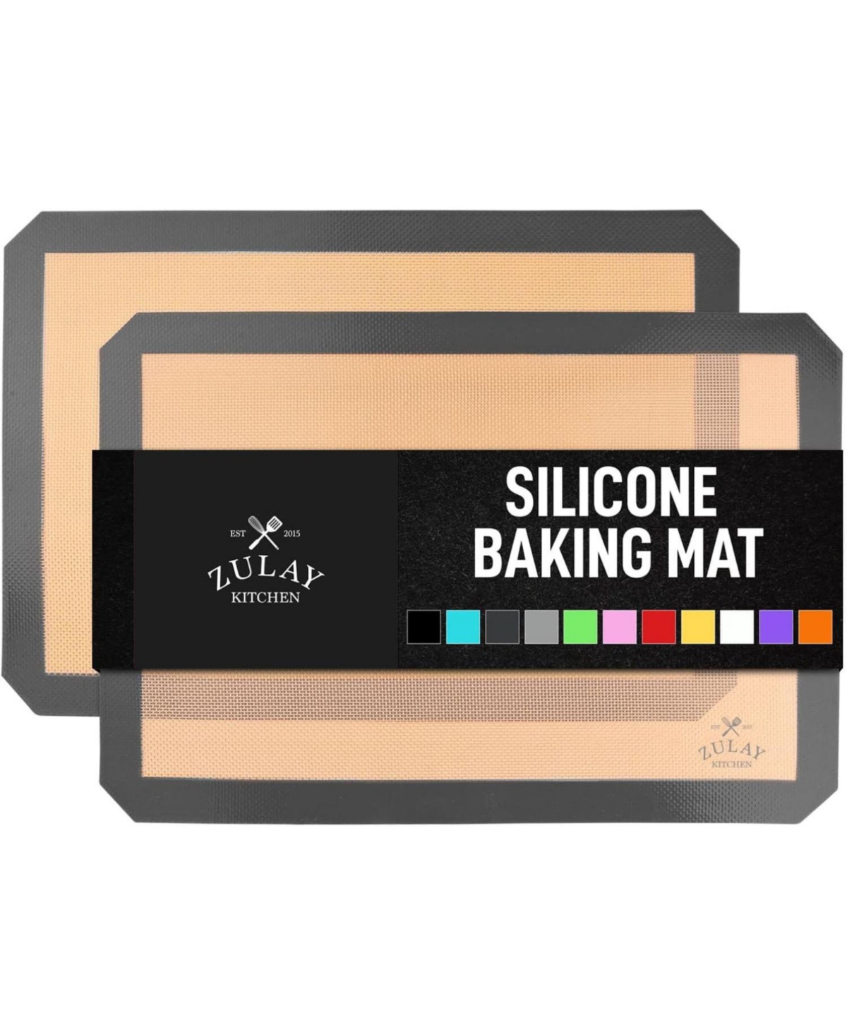Click here for Zulay Kitchen (2 Pack) Silicone Baking Mat Sheet S... prices