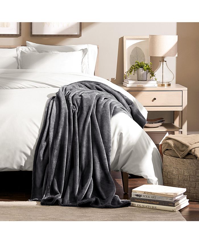 Bare Home Fleece Microplush Blanket - Macy's