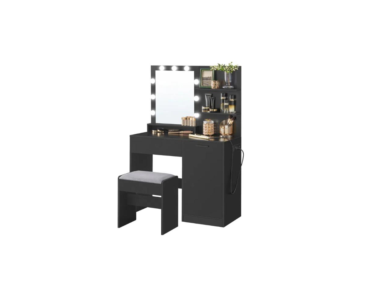 Click here for Slickblue Vanity Desk with Mirror and Lights for E... prices