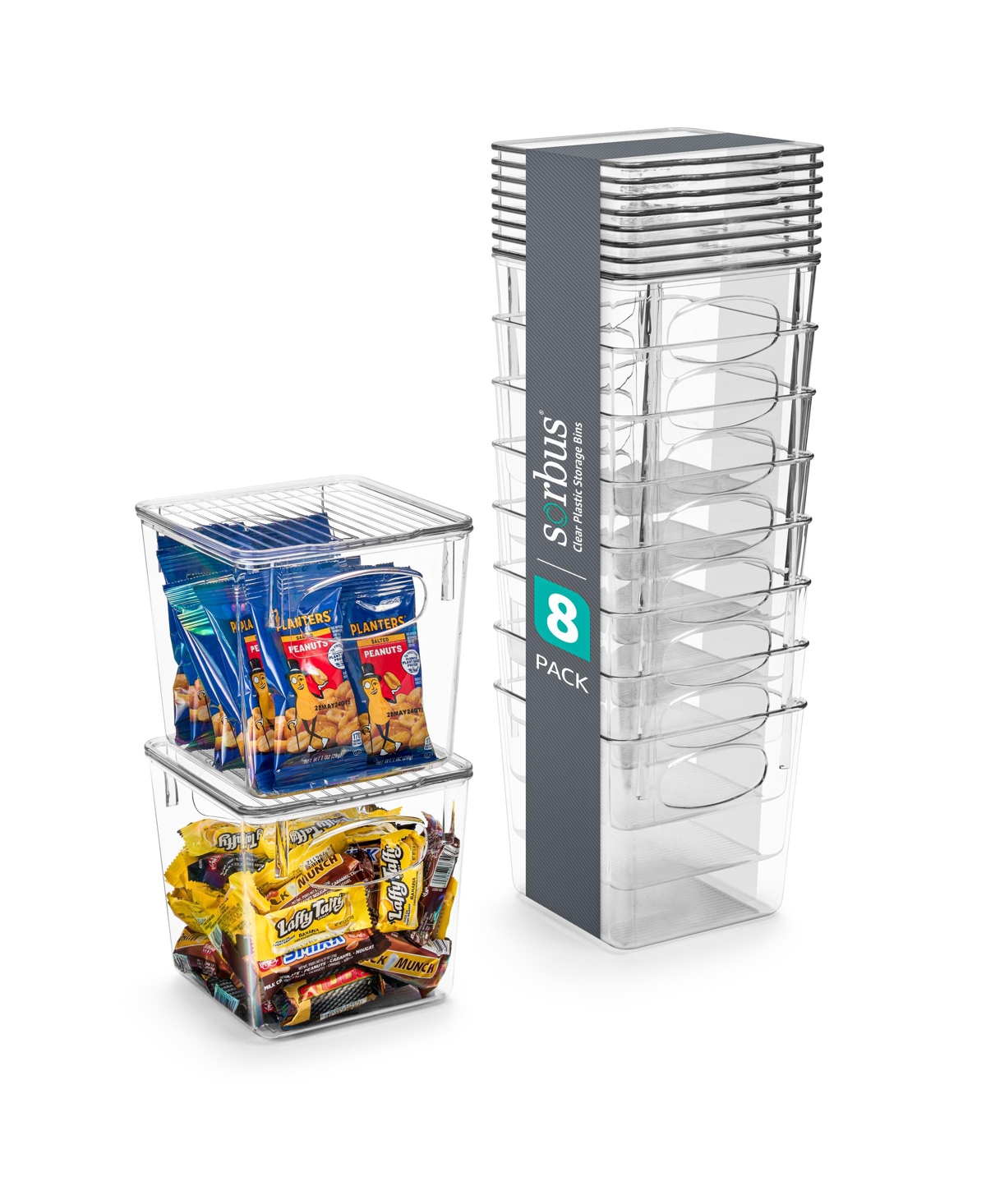 Click here for Sorbus Clear Small Plastic Storage Bins - for Kitc... prices