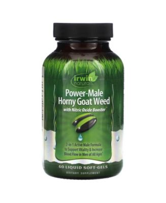 Irwin Naturals Power-Male Horny Goat Weed With Nitric Oxide Booster ...