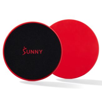 Sunny Health & Fitness Dual-Sided Core Exercise Disks (Pair ...