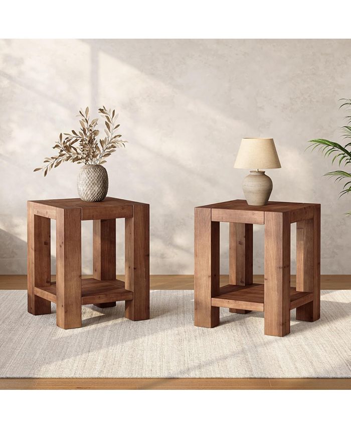 Tribesigns Industrial Coffee Table, 43 inch Cocktail Table with Storage ...