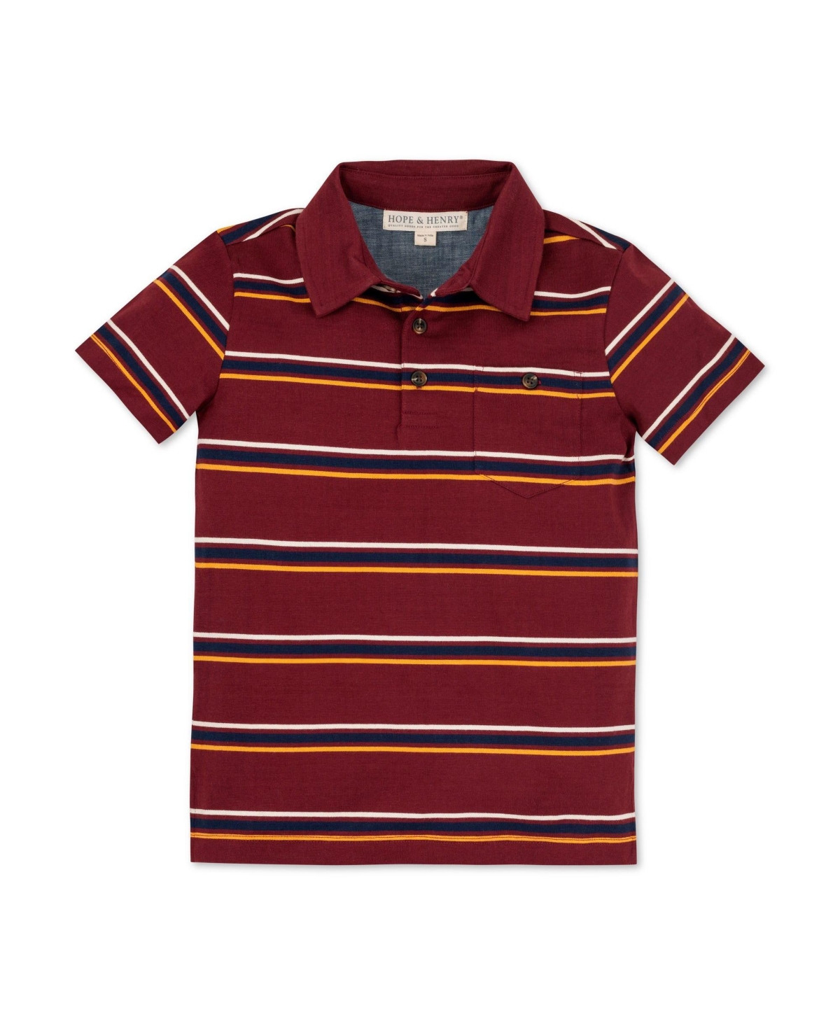 Click here for Hope & Henry Baby Boys Short Sleeve Jersey Polo -... prices