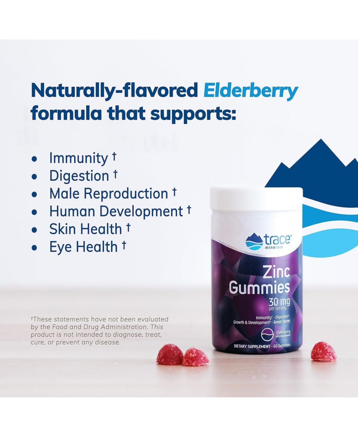 Click here for Trace Minerals Zinc Gummies - Chewable Zinc Supple... prices