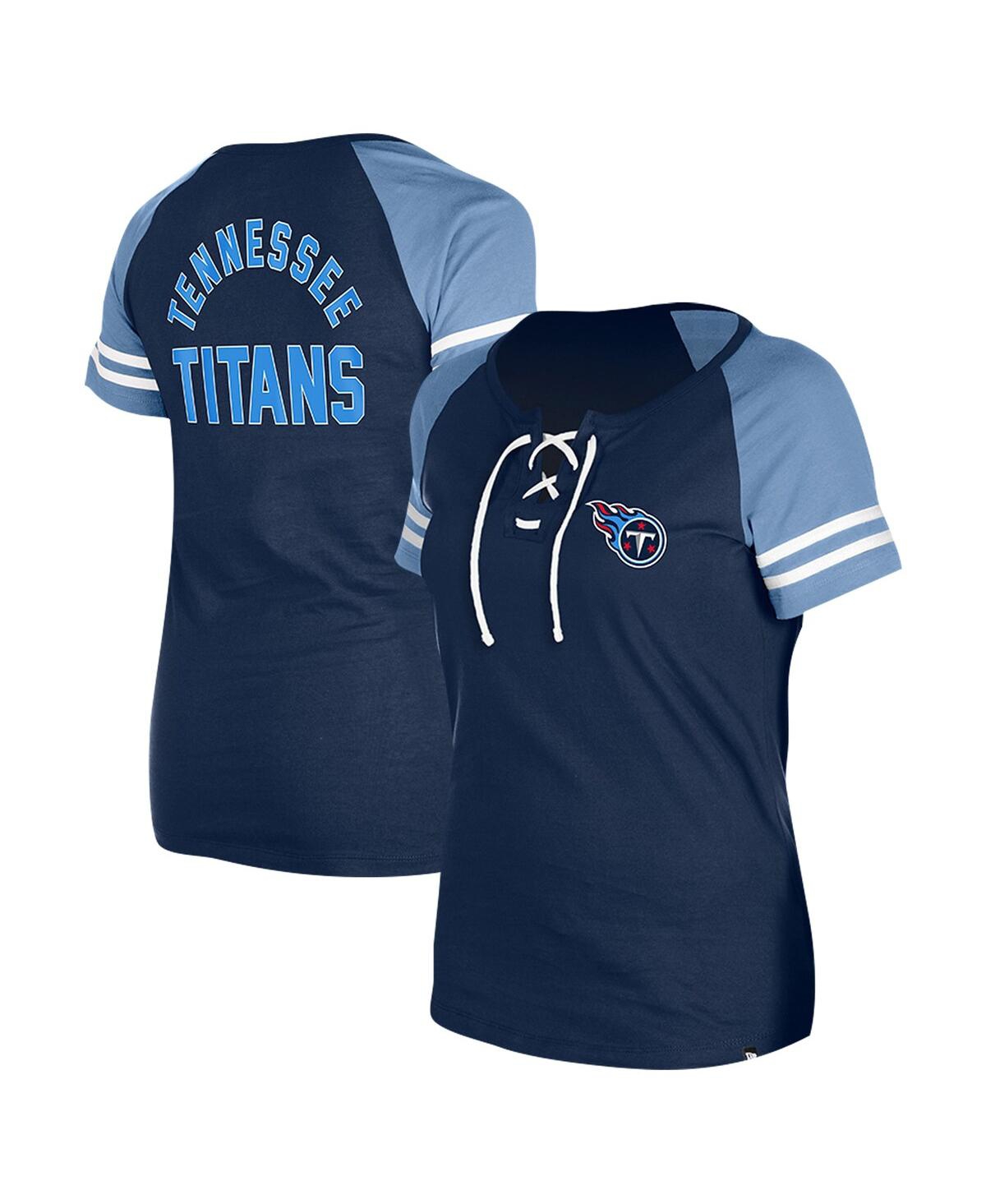 Click here for New Era Womens Navy Tennessee Titans Lace-Up Ragla... prices