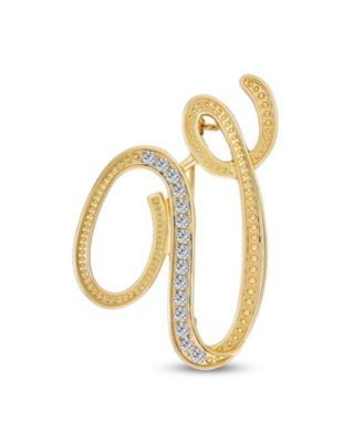 Bling Jewelry Large Statement ABC Pave Crystal Letter Alphabet Initial ...