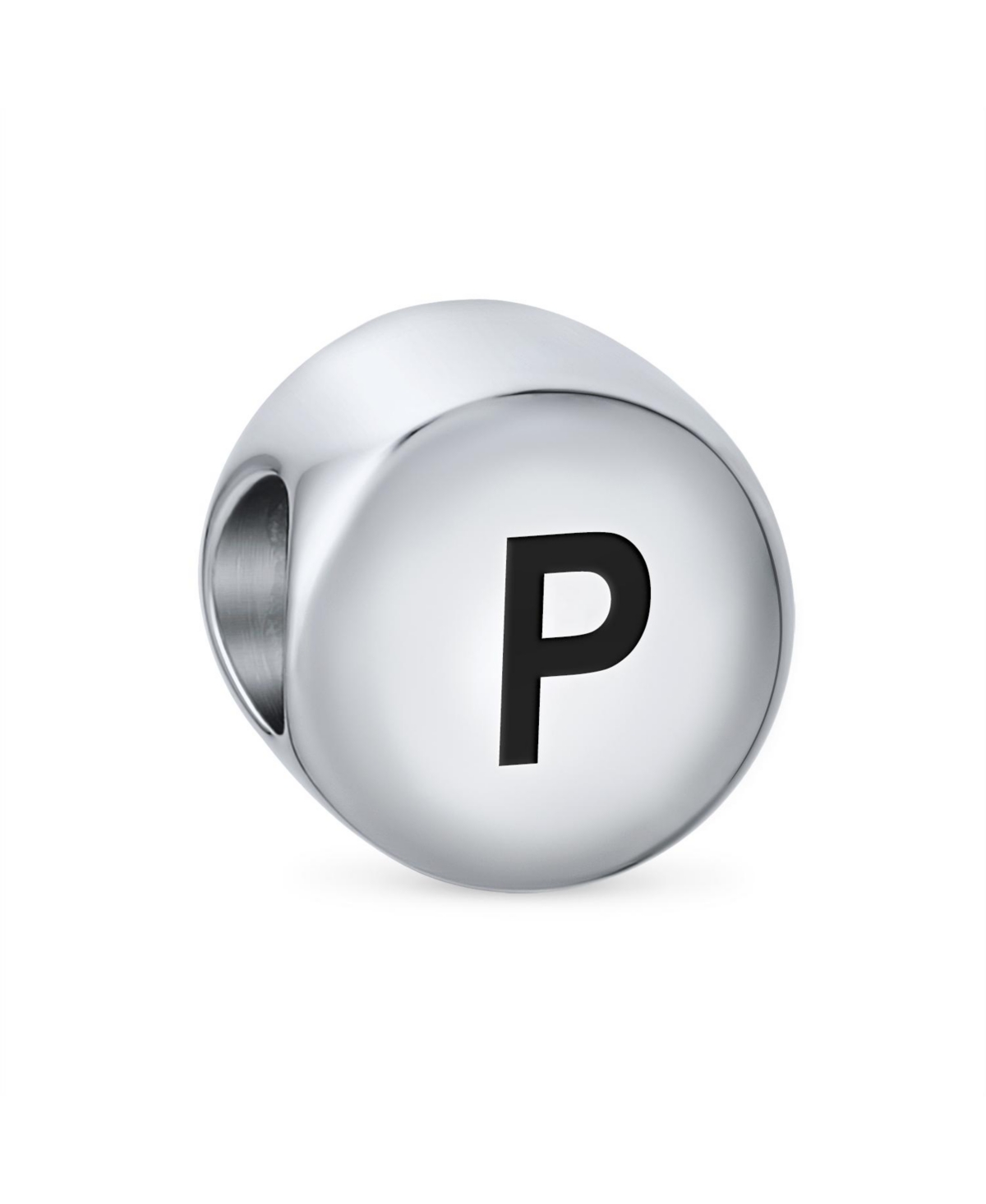 Click here for Bling Jewelry Initial Alphabet Bead Charm Sterling... prices