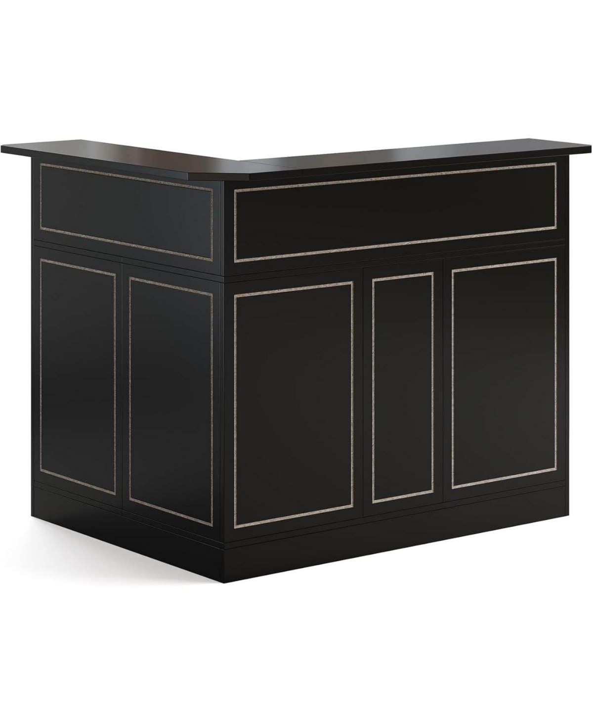 Click here for Tribesigns Bar Cabinet  L-Shaped Home Bar Table wi... prices