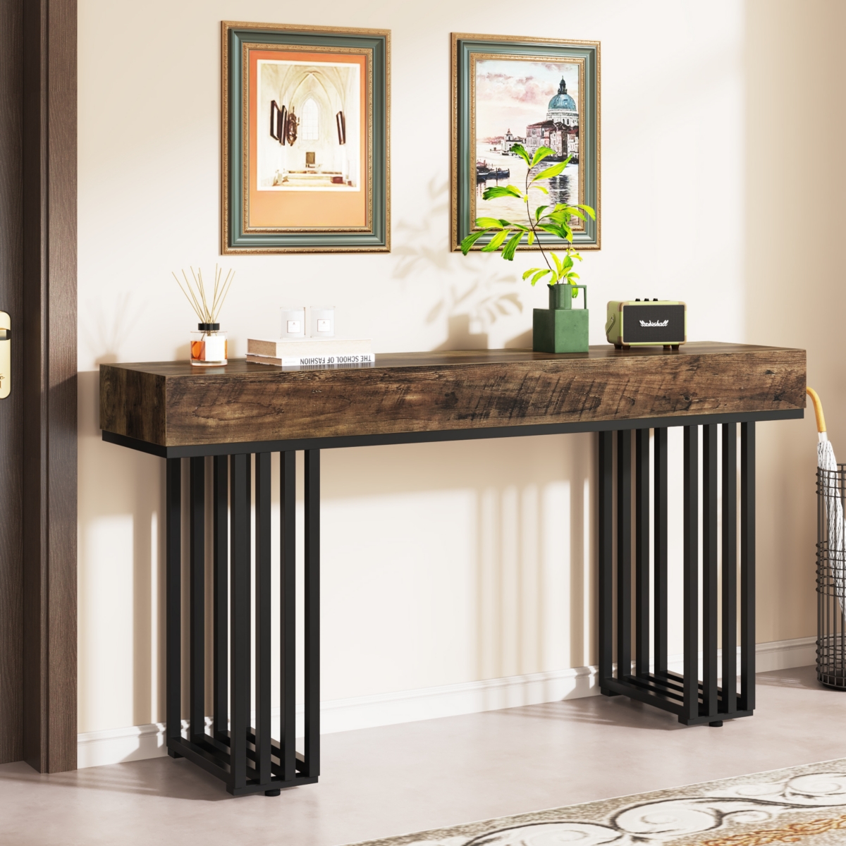 Click here for Tribesigns 55 Console Table for Entryway  Hallway... prices
