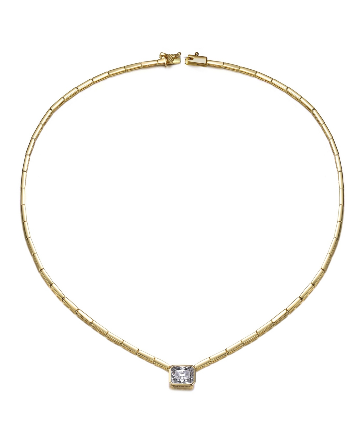 Click here for 14K Gold Plated Cubic Zirconia East-West Solitaire... prices