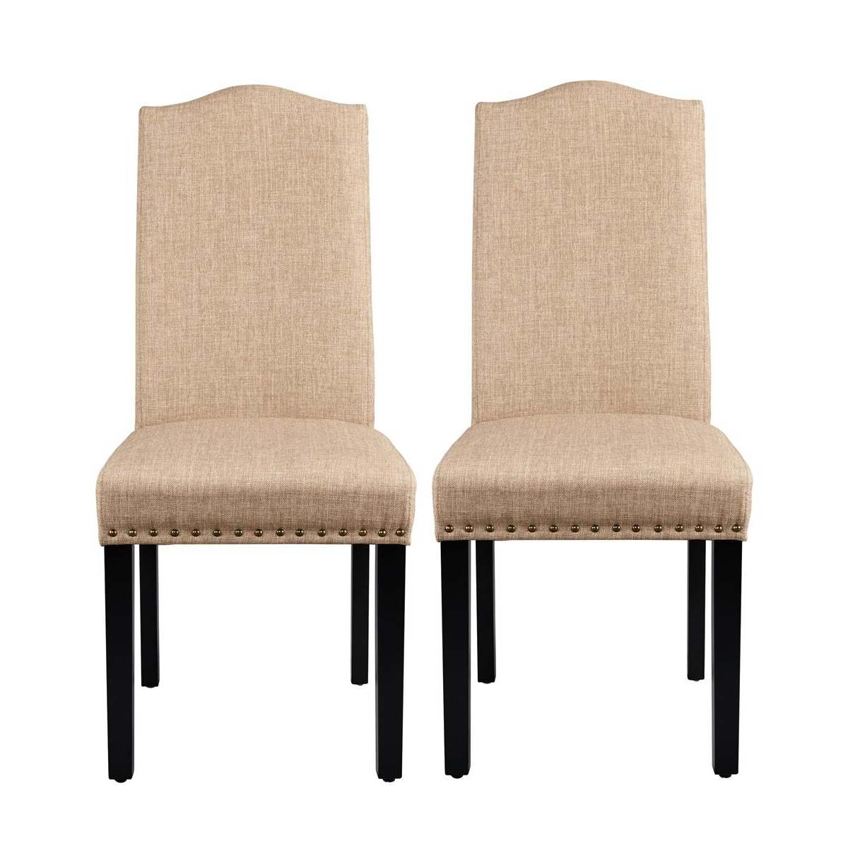 Click here for Yaheetech Set of 2 Fabric Upholstered Classic Dini... prices