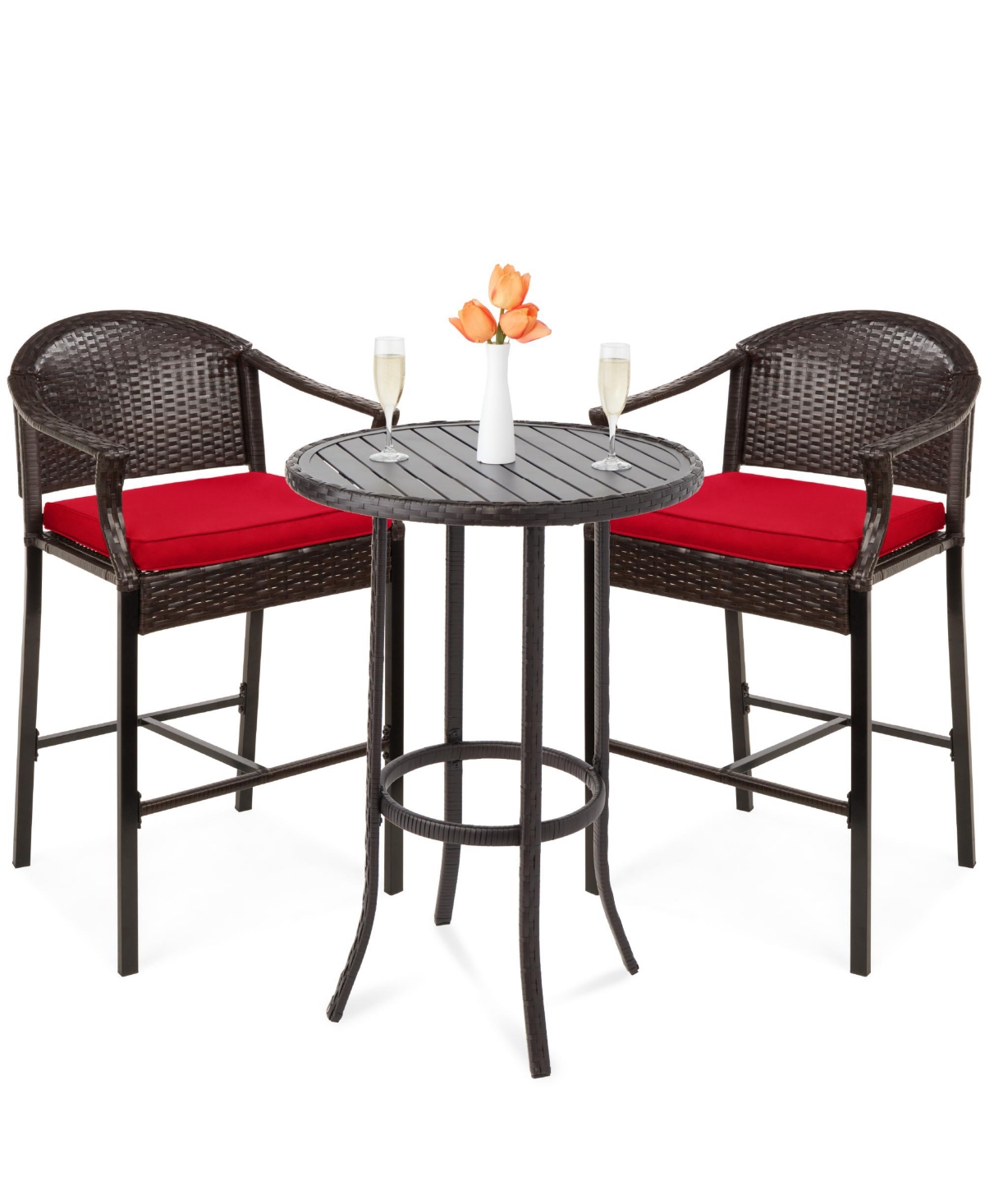 Click here for Best Choice Products 3-Piece Outdoor Wicker Bistro... prices