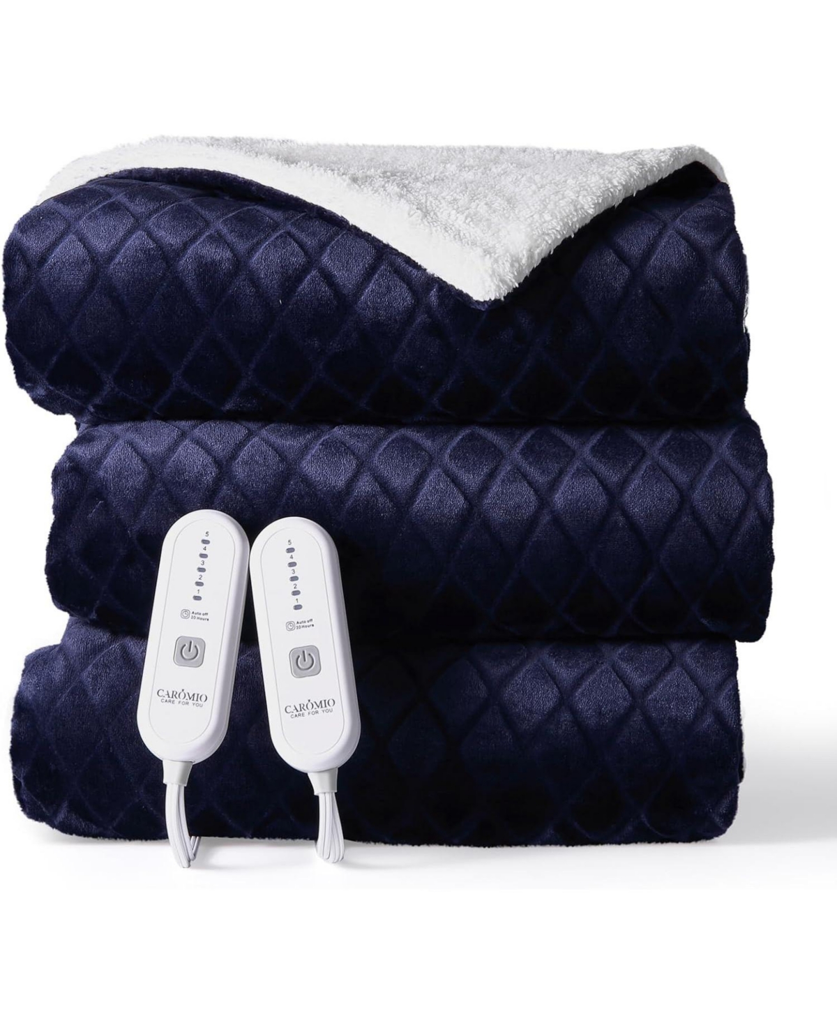 Click here for Caromio Queen Size Flannel Sherpa Electric Heated... prices