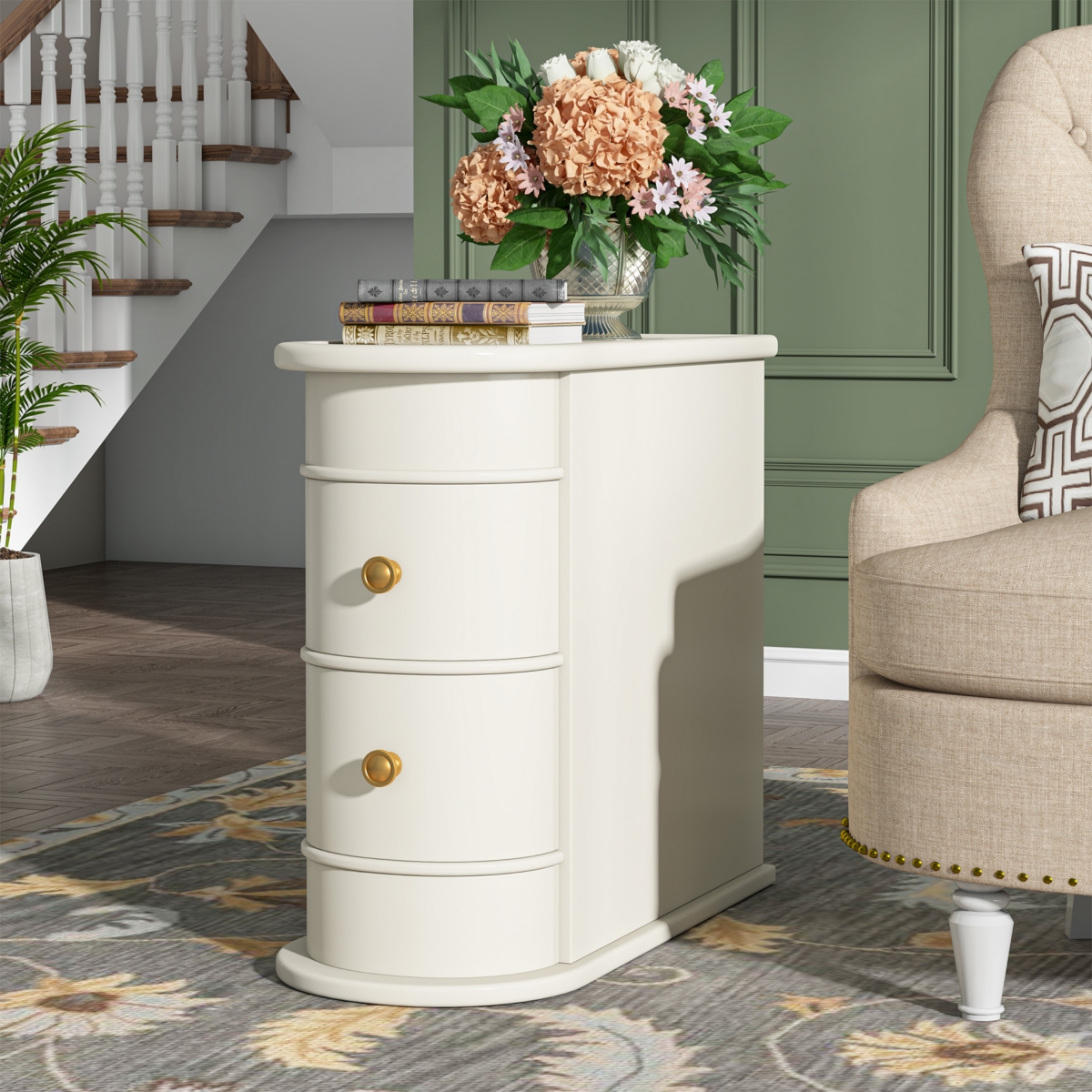 Click here for Tribesigns End Table with 2 Drawers  Sofa Side Tab... prices