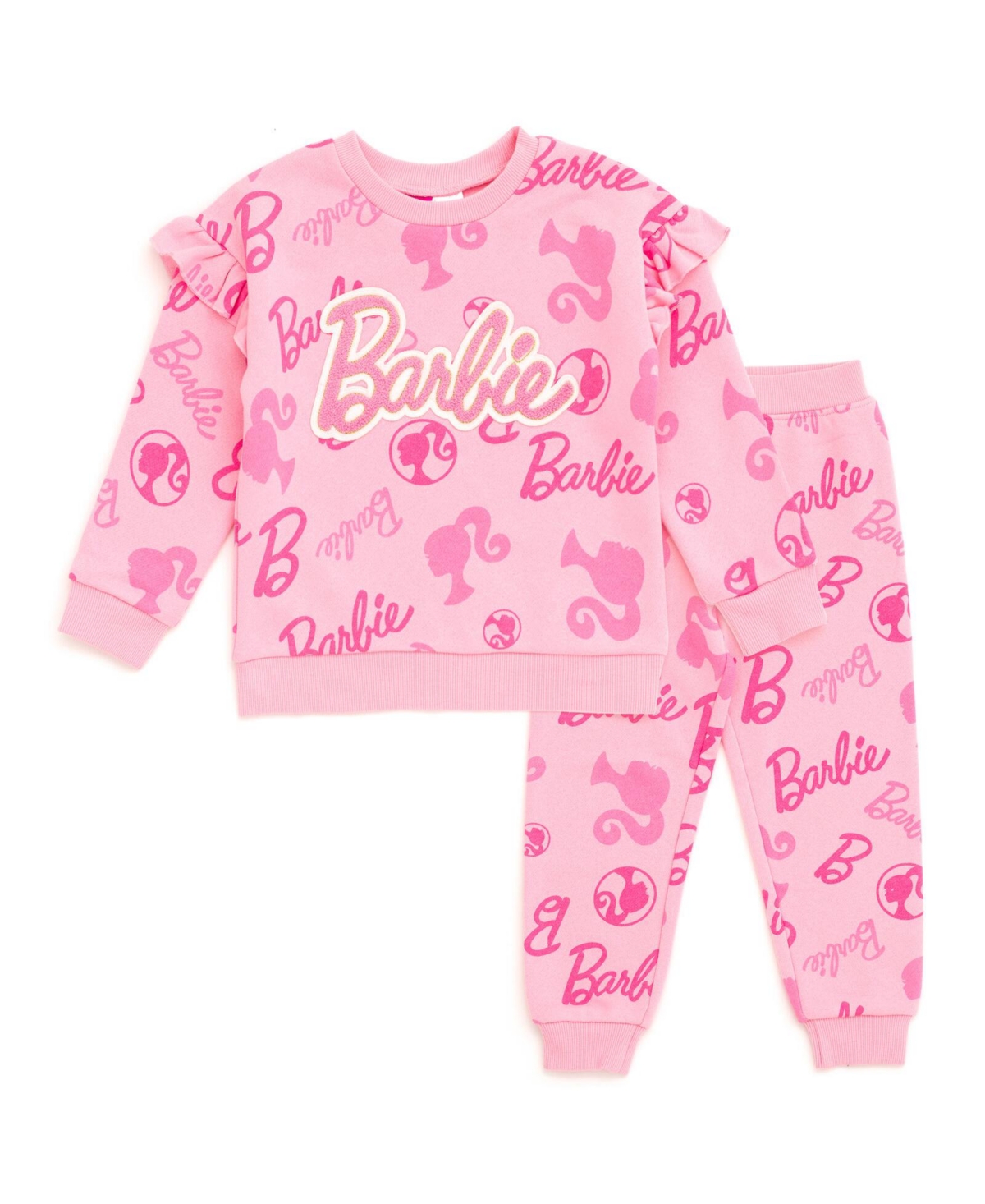 Click here for Barbie Toddler Girls Fleece Sweatshirt and Jogger... prices