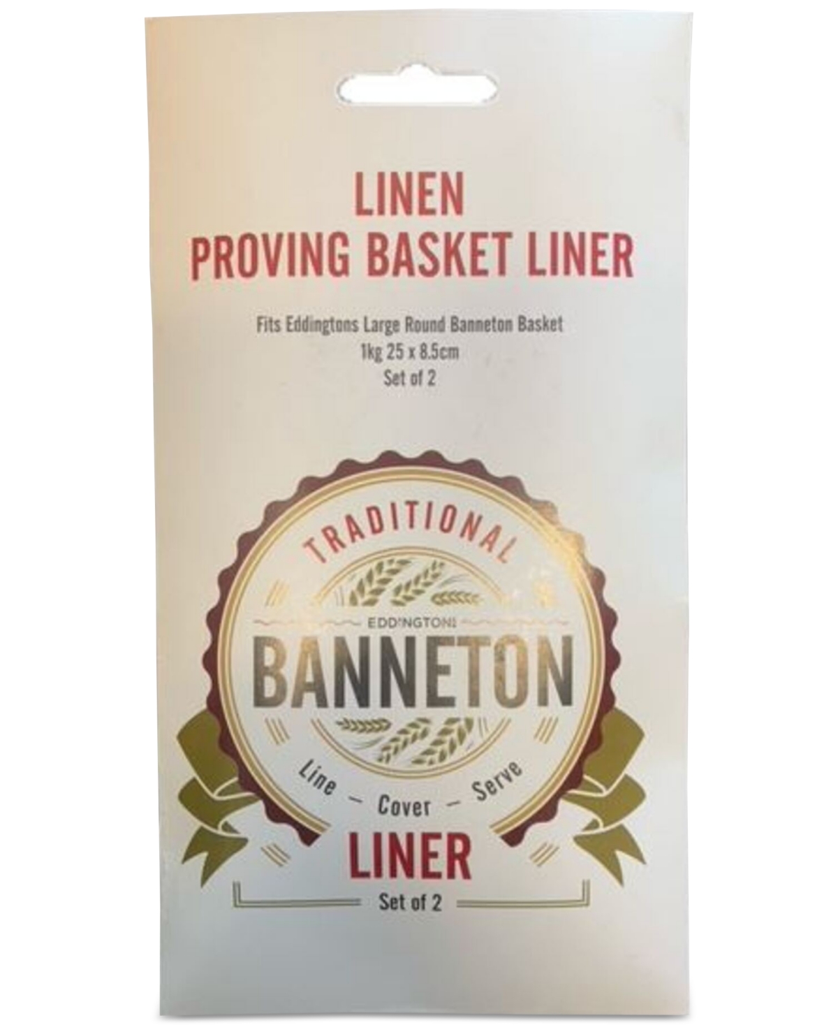 Click here for Banneton Set of 2 Large Proving Basket Liners - Na... prices