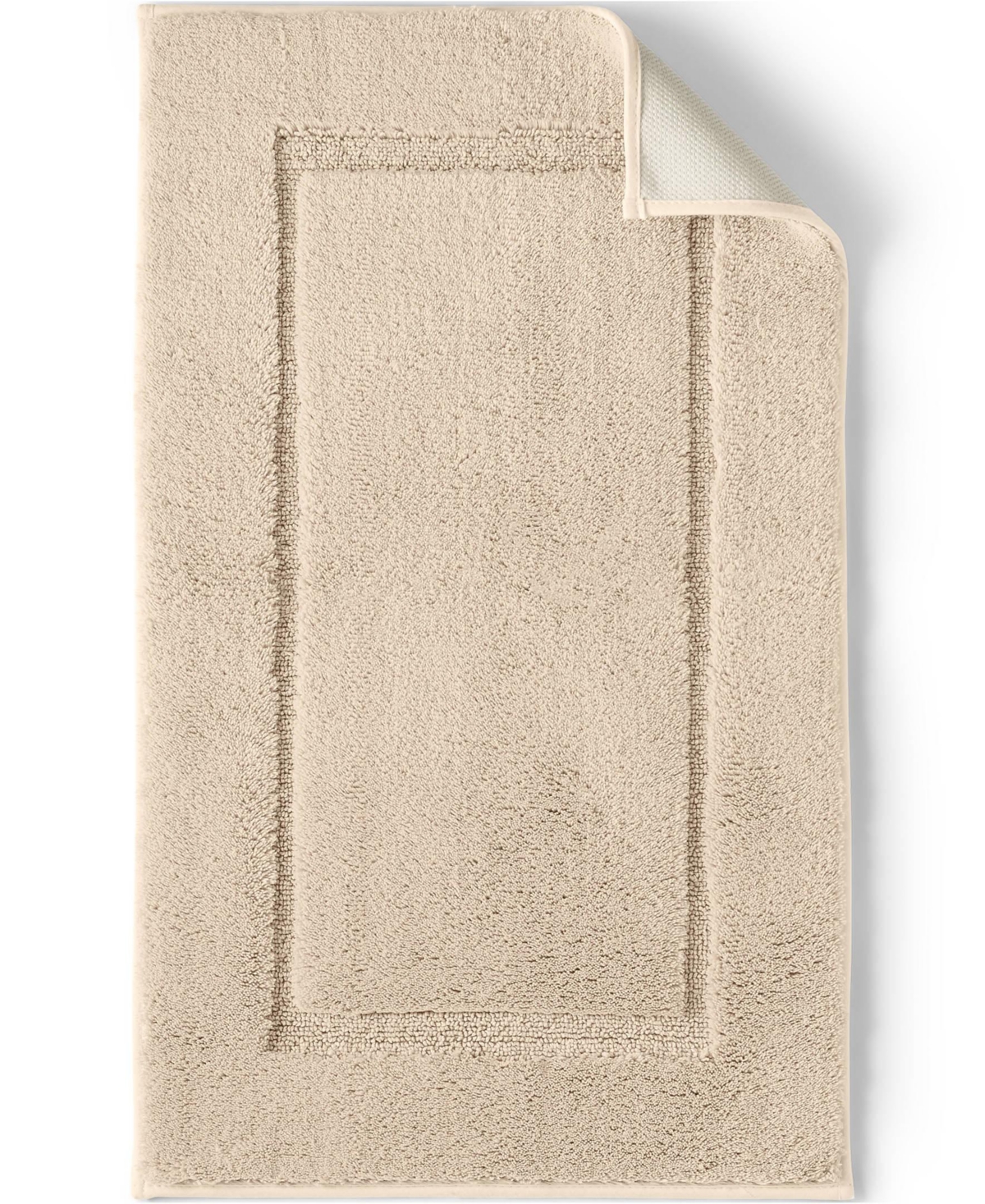 Click here for Lands End Cotton Non-skid Small Bath Rug 16x23 - D... prices