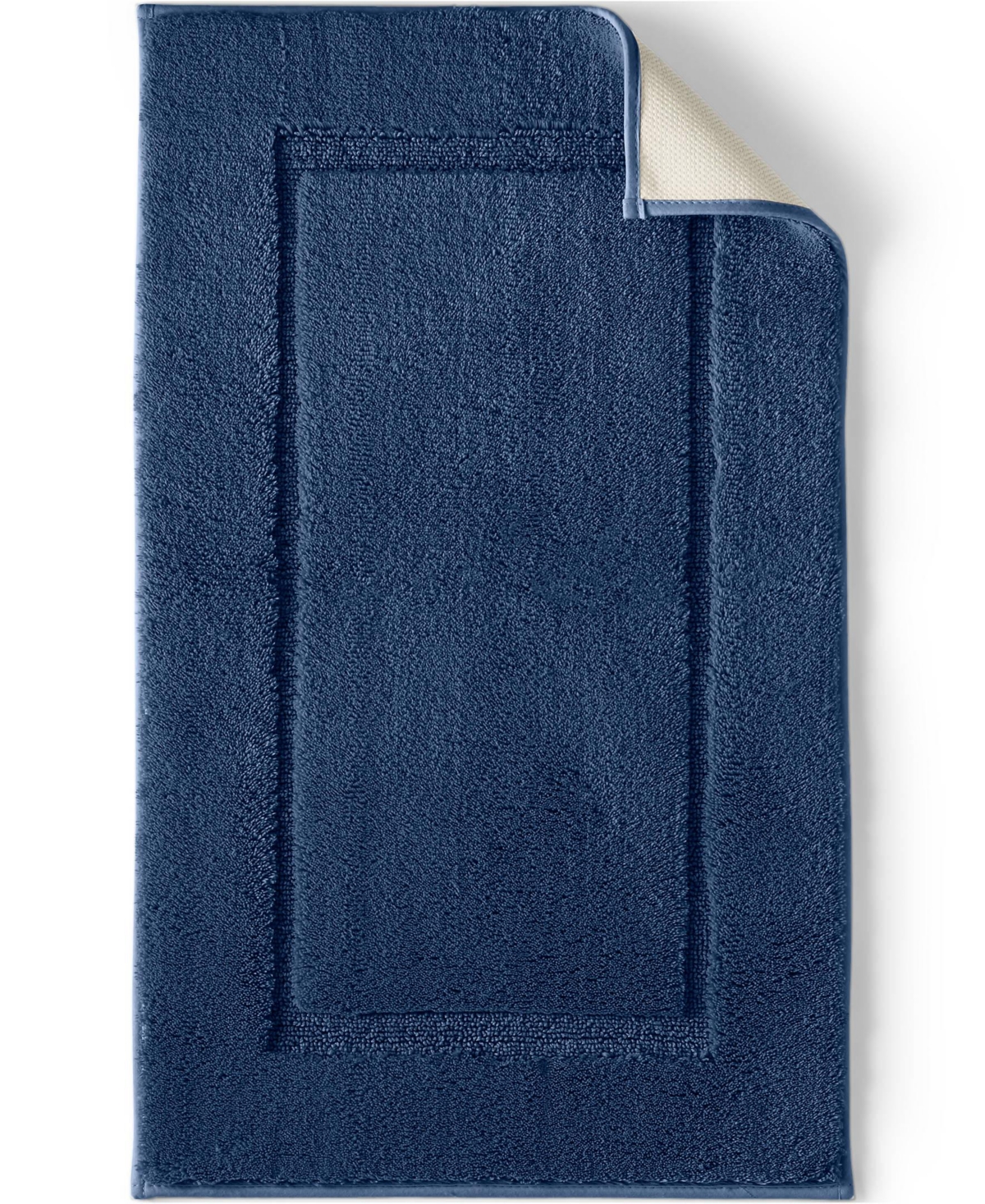 Click here for Lands End Cotton Non-skid Small Bath Rug 16x23 - D... prices