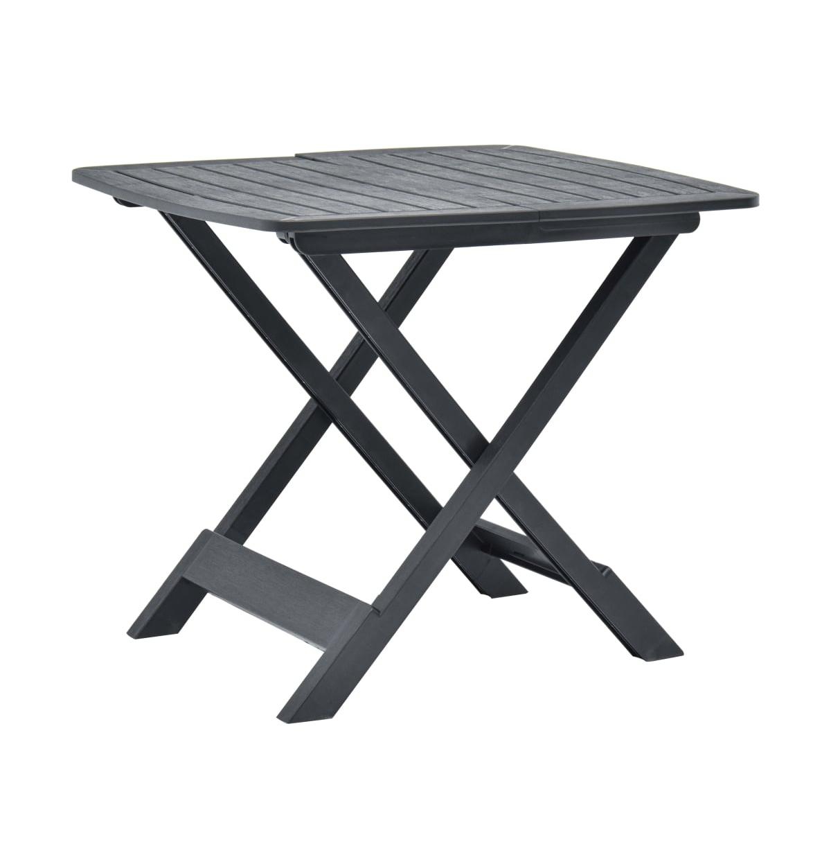 Click here for vidaXL Folding Patio Table Anthracite 31.1x28.3x27... prices