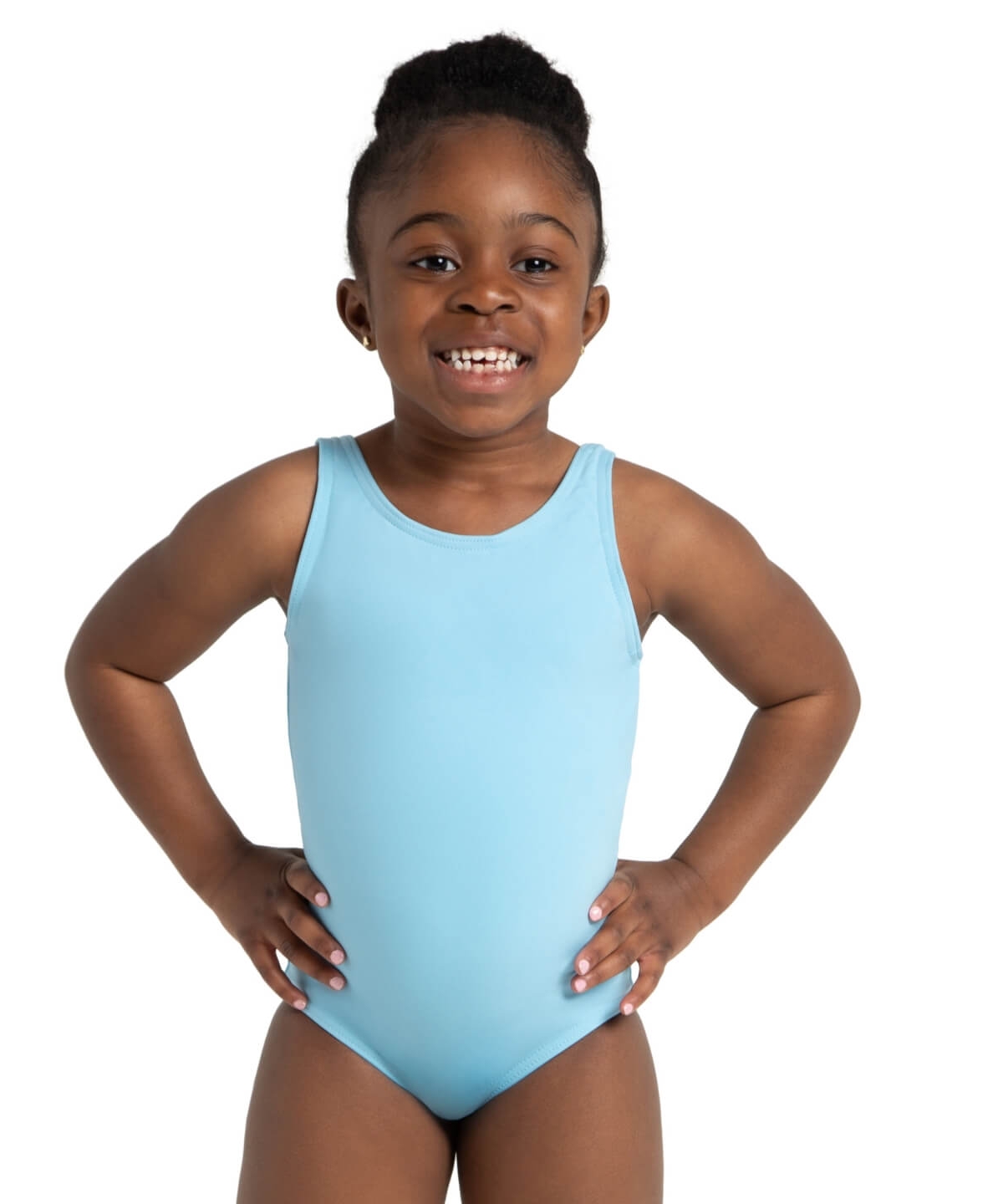 Click here for Capezio Girls Tank Leotard - Light blue prices
