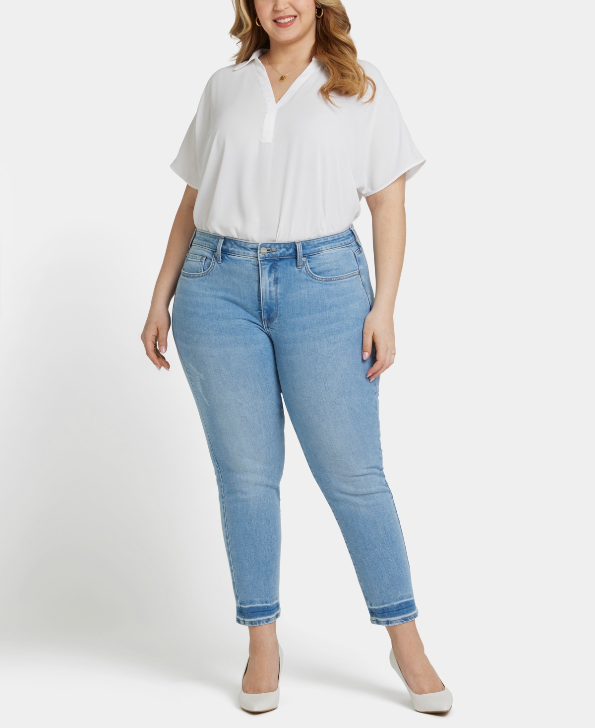 Click here for Nydj Plus Size Sheri Slim Ankle Jeans - Rivierasky prices