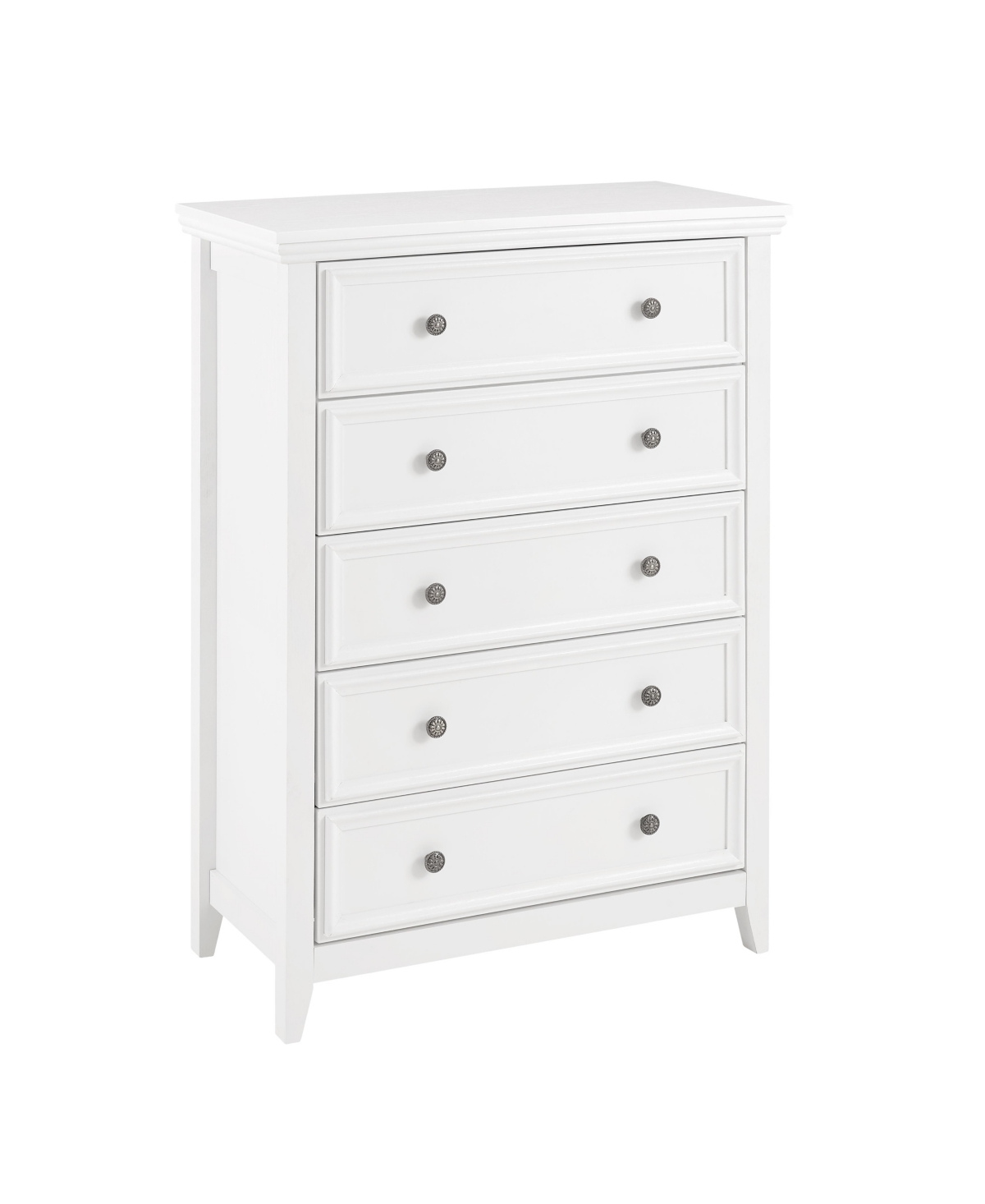 Click here for Modern 5-Drawer Dresser – White Cabinet wit... prices