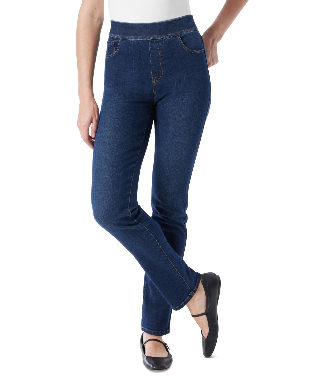 Click here for Gloria Vanderbilt Womens Amanda High-Rise Straight... prices