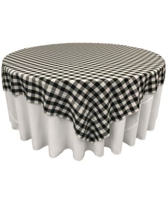 Slickblue Polyester Gingham Checkered Tablecloth – 72 x 72 Inch Square ...